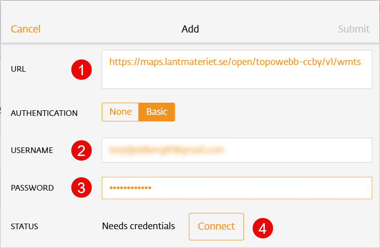 Import WMS/WMTS to your project – Rendra